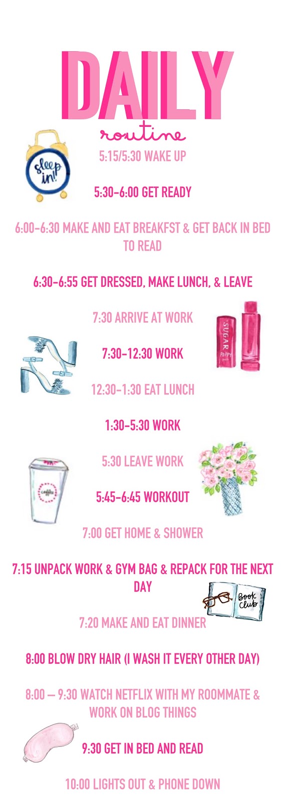 Prep In Your Step: My Daily Schedule
