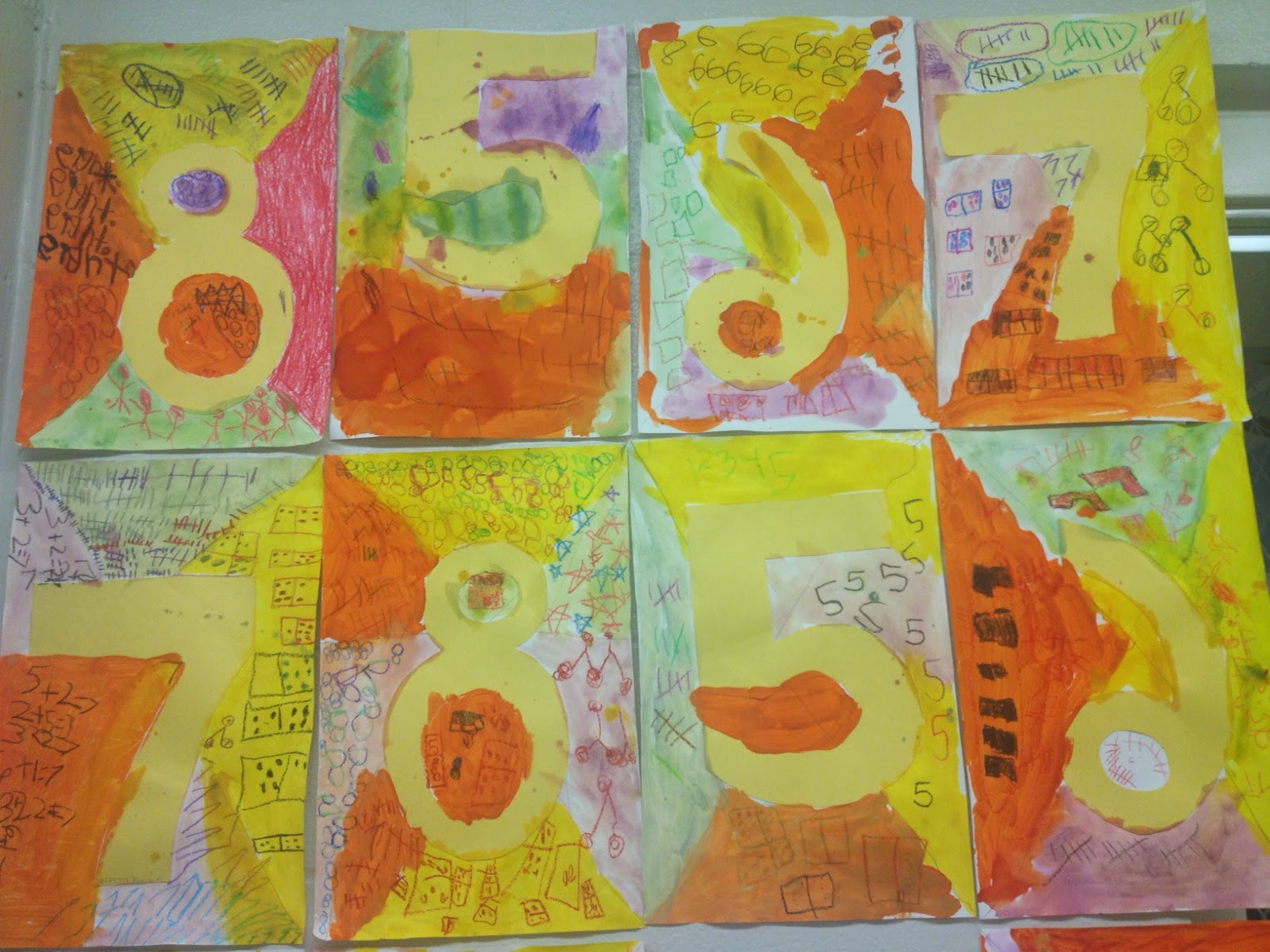 Number Portraits! - Shoe Laces & Sweet Faces