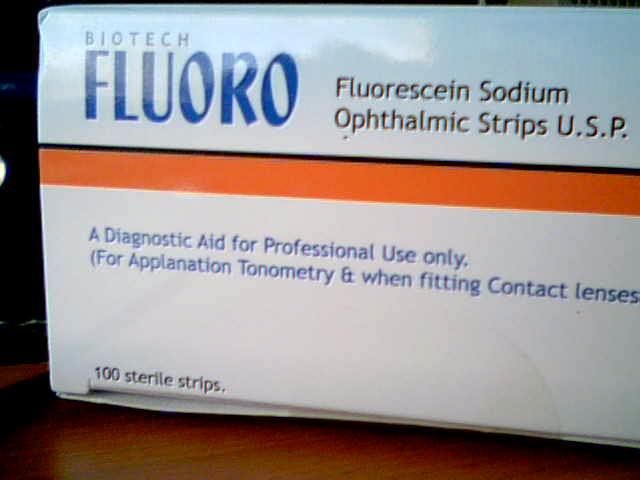 Genius Intraocular Technology: Caja de fluoroceina 100 unidades