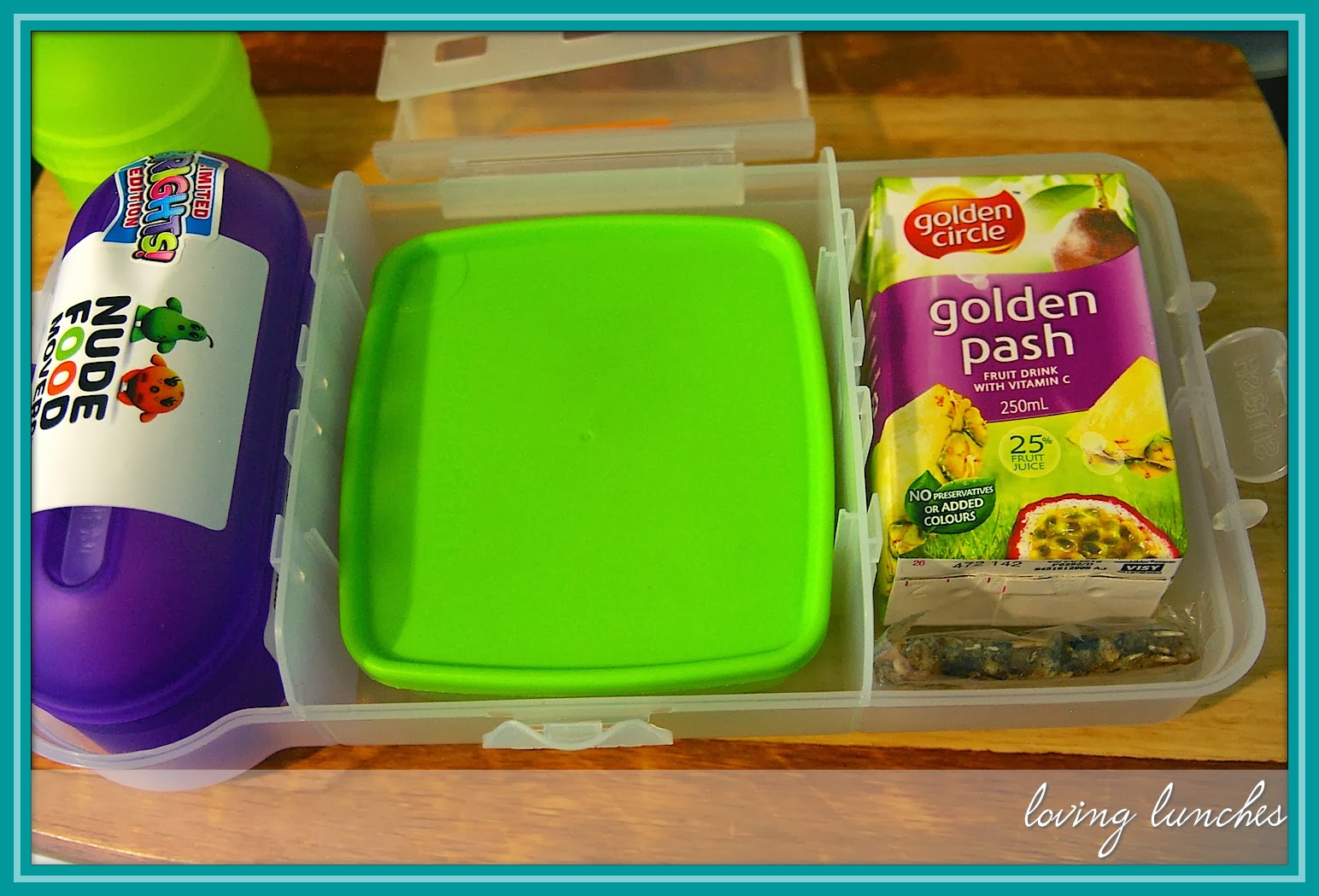 Loving Lunches: First Day at Kindy and A New Nude Lunch Box