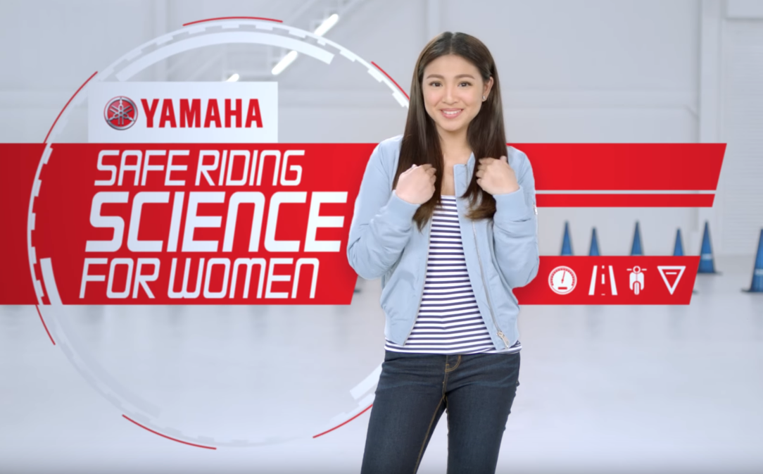 Nadine Lustre Fanatic: Yamaha Safe Riding Science with Nadine Lustre