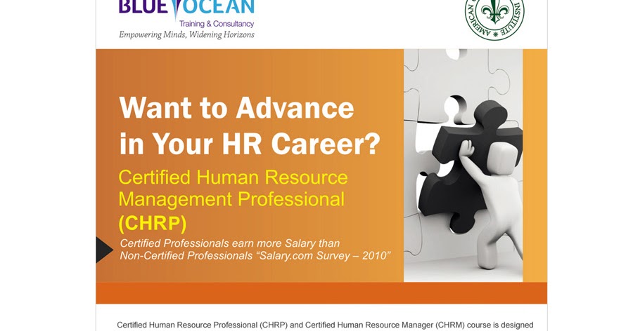 Blue Ocean Academy: Certified Human Resource Management Professional (CHRP)