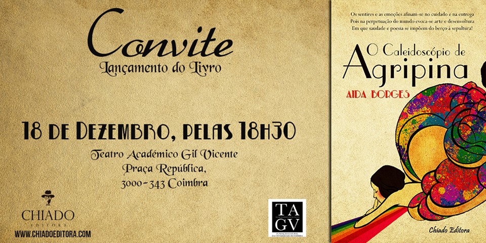 MARCAS DE LEITURA: Lançamento do livro "O Caleidoscópio de Agripina" de ...