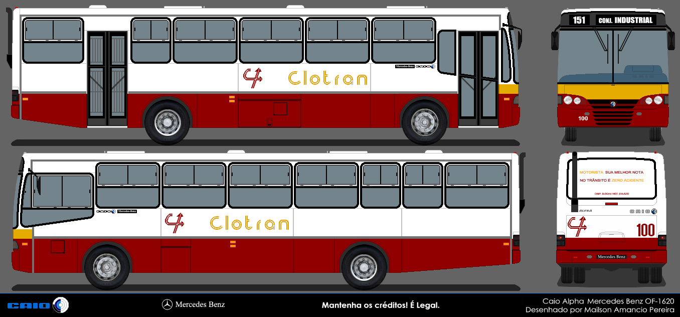 Desenho Bus Fortaleza: Pintura - Interurbanos