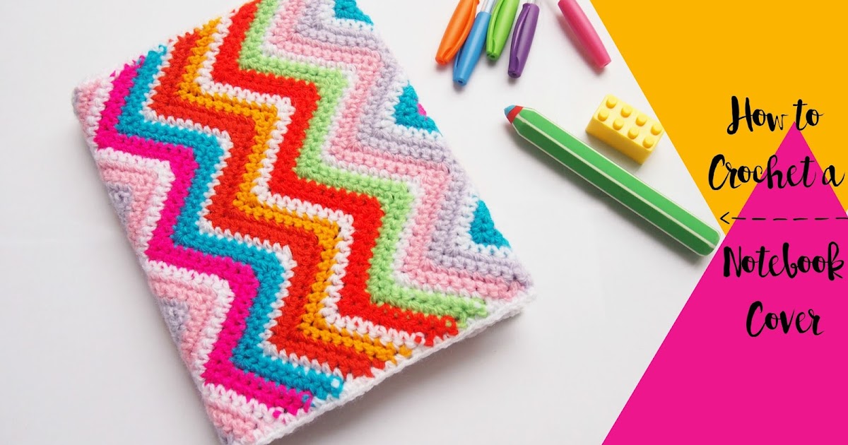 Sol de Noche {deco crochet}: How to Crochet a Notebook Cover