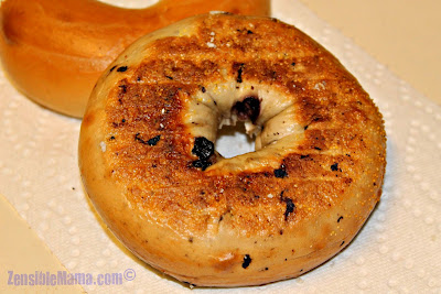 Zensible Mama: How to Cut Bagel Fair and Square or Round