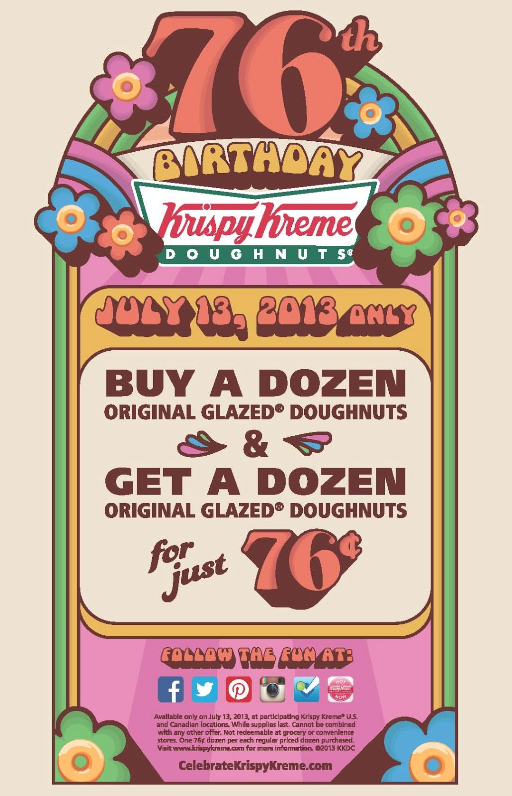 Barbara's Beat: Krispy Kreme's 76th birthday; BOGO Original Glazed ...