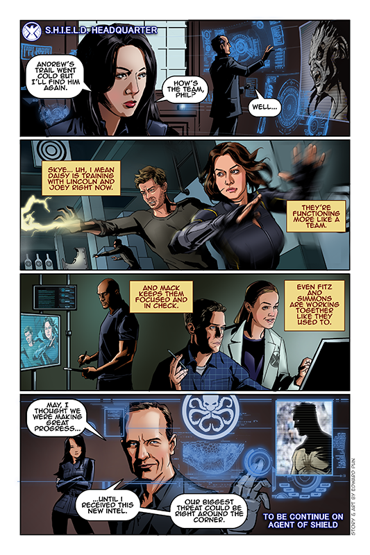 Edward Pun art blog: Agents of Shield fan comic