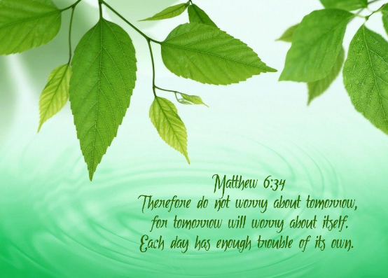 Matthew 6:34 Niv