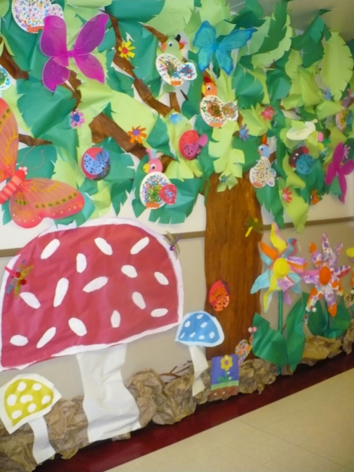 C+C Preschool Factory: Hallway Displays Part 3: Enchanted Fairy Garden
