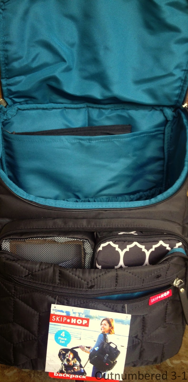 Skip Hop's New Forma Backpack - Outnumbered 3 to 1