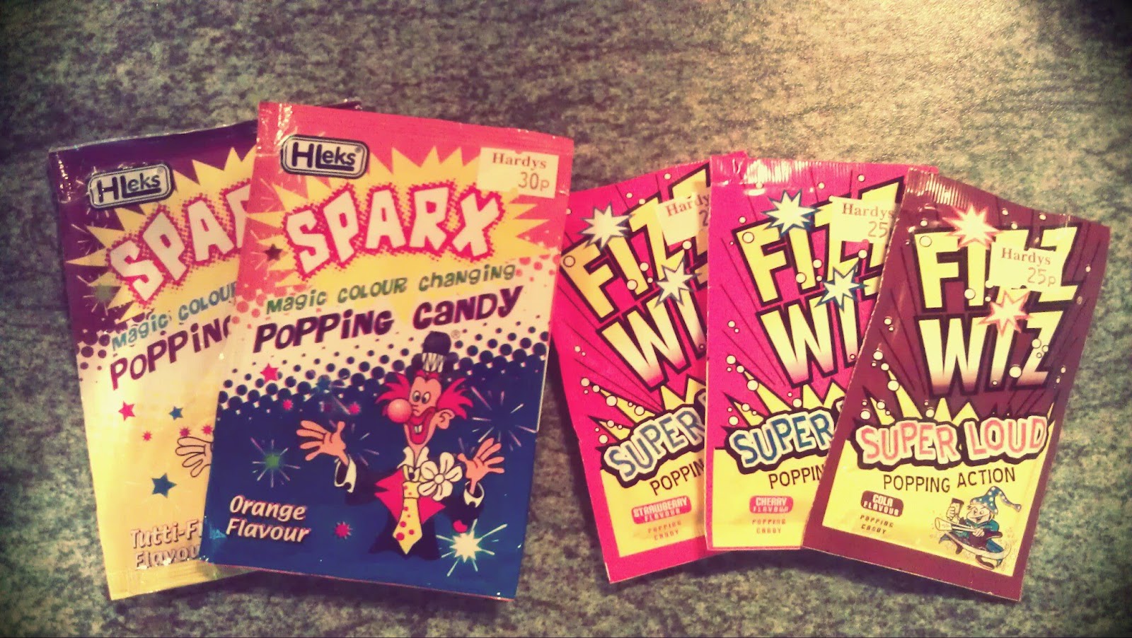 Popping candy cupcakes