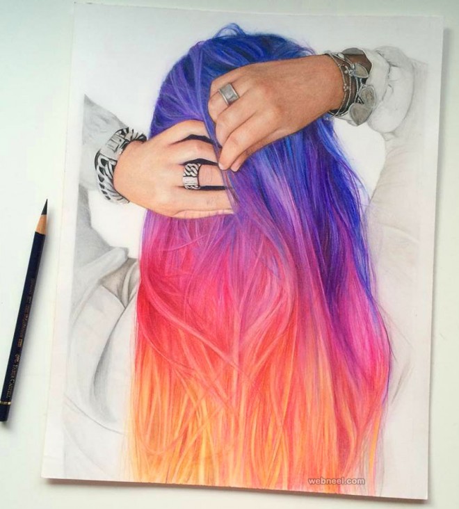 Beautiful Color Pencil Drawings | picz4pin