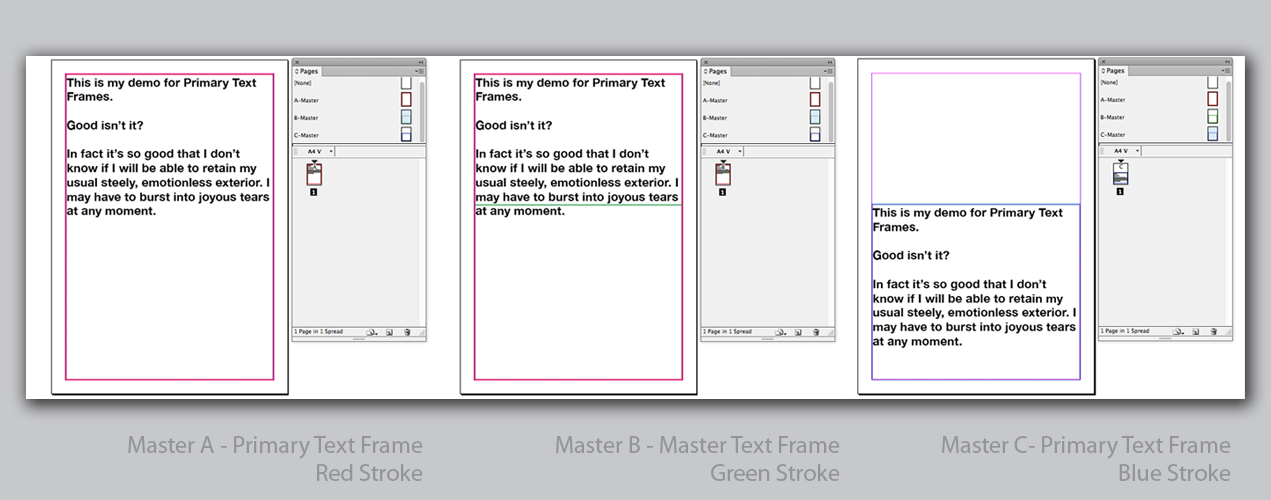 Adventures with InDesign: New bits in CS6 part four: Primary Text Frames