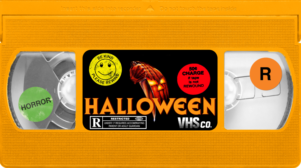 thehorrorsofhalloween: HORROR VHS STICKERS by VINYL HELL STICKER CO.