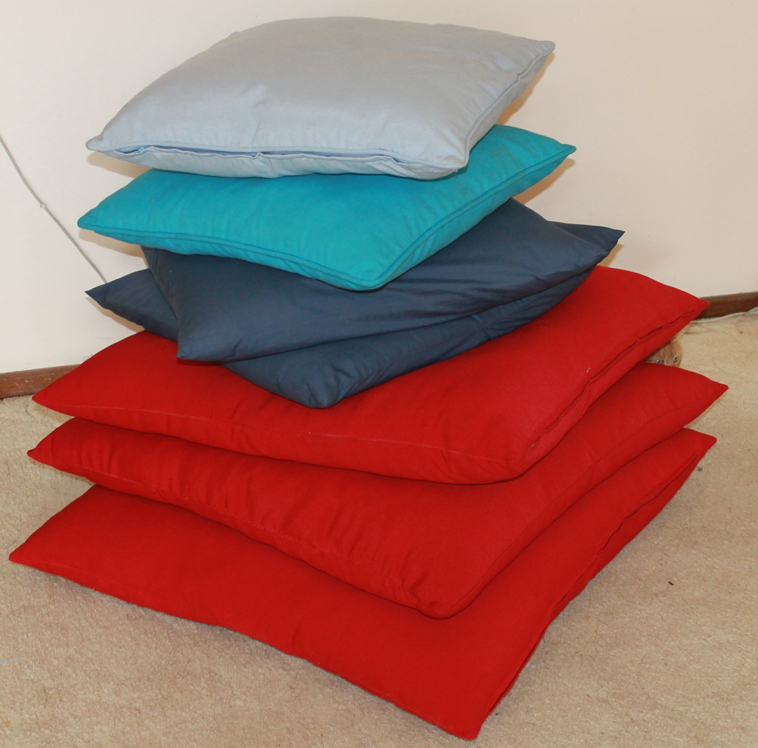 I Purr-Furr to Craft: School Library Flloor Cushions Makeover.