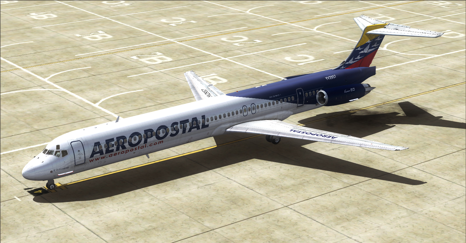 [FSX/P3D] CLS McDonnell Douglas MD 80 Aeropostal - Aserca - Laser Pack ...