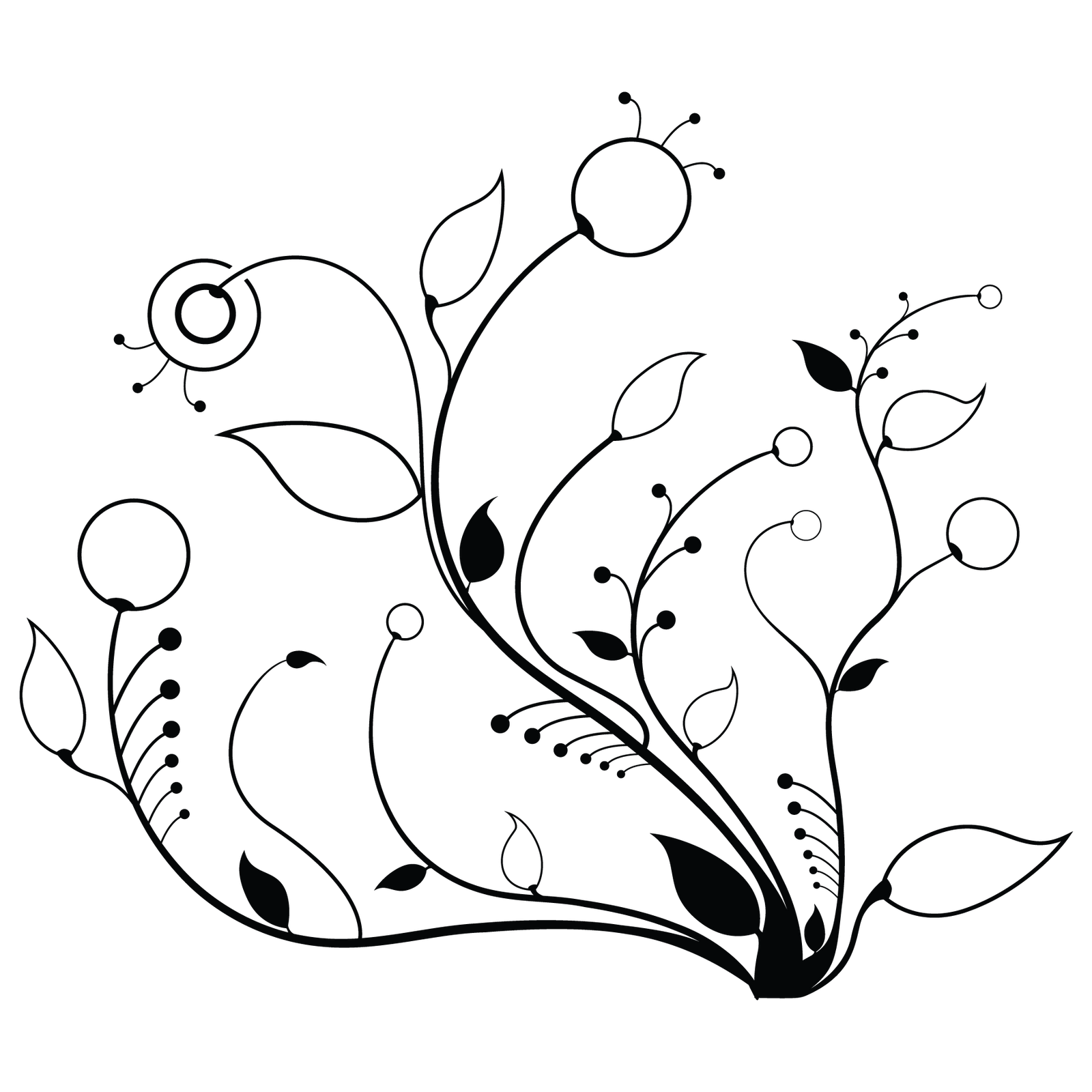 Gambar Bunga Floral Pattern Transparent | Fauzi Blog