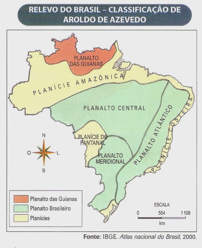 Geografia: Relevo Brasileiro