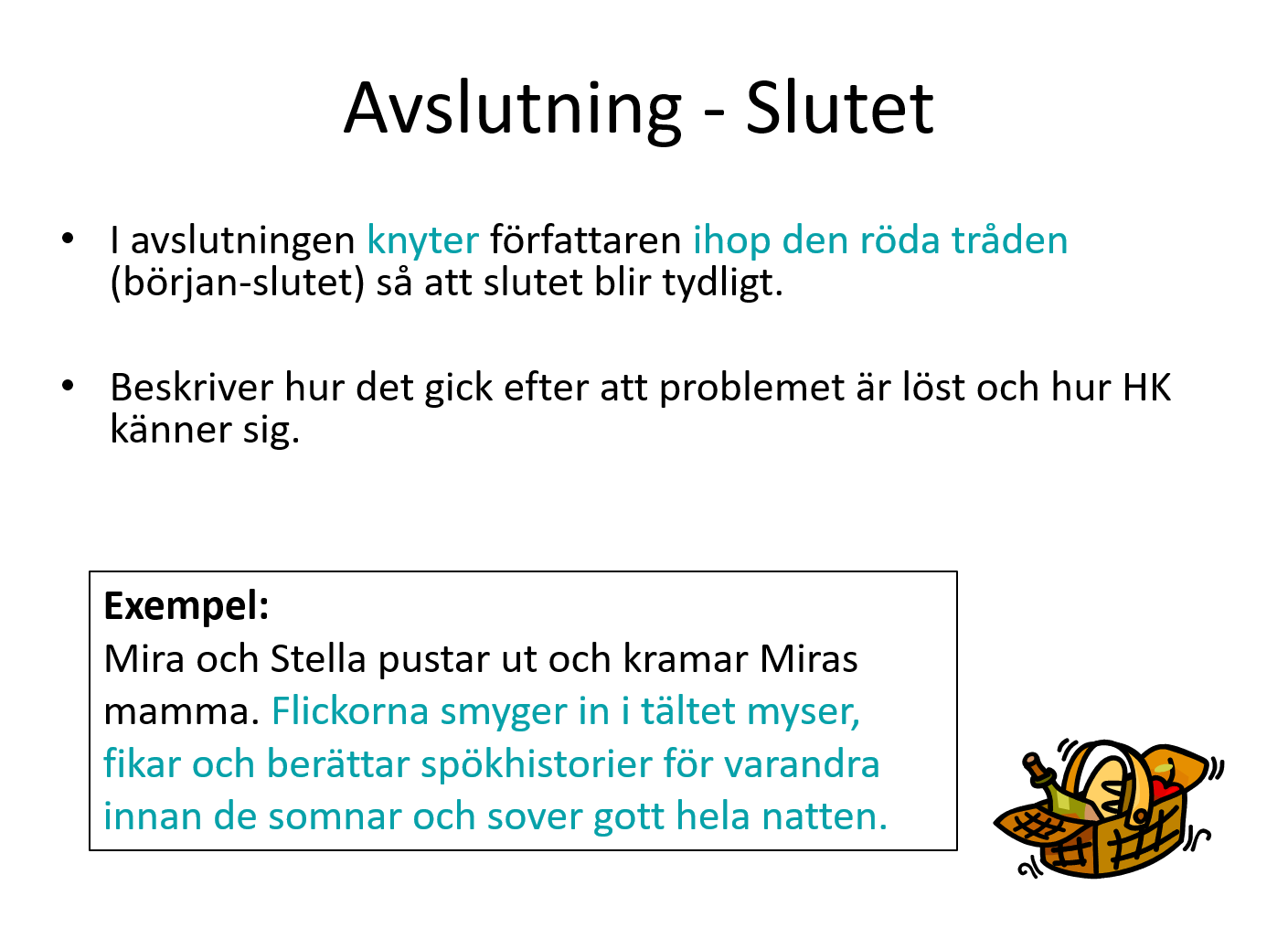 .: Berättande text - mall