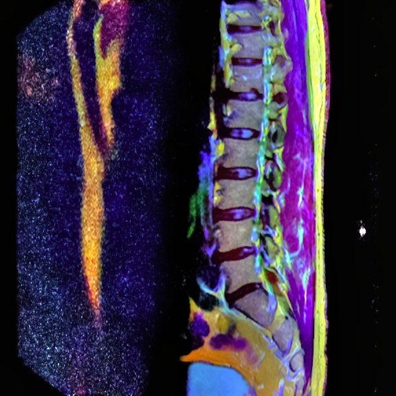 Nevit's blog: Color MRI of the Lumbar vertebrae