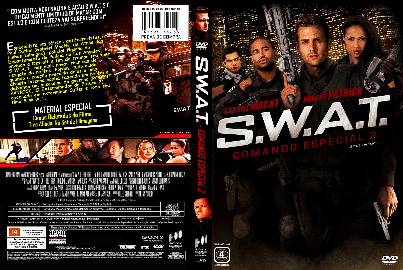 Capas e labels de filmes e series: SWAT 2