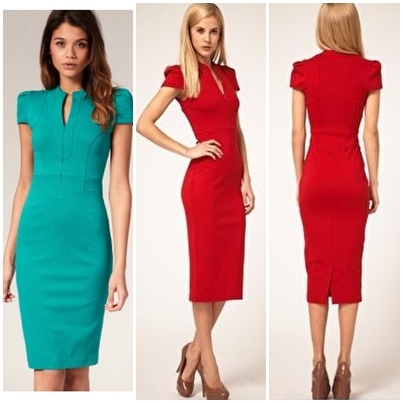 Polka Dottiee: ASOS Inspired Pencil Dress