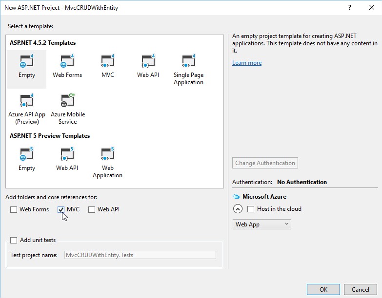 Crud Operation In Asp Net Core Mvc 5 Using Entity Framework Core With