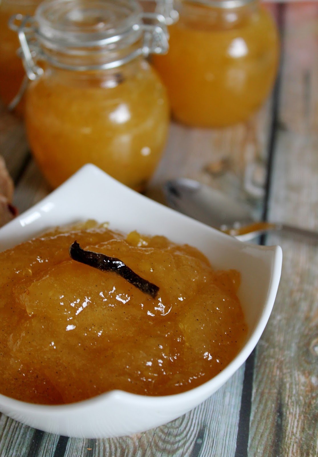 Confiture Ananas, Vanille & Rhum