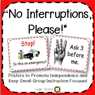 Reduce Interruptions to Your Small Group Instruction | Classroom ...