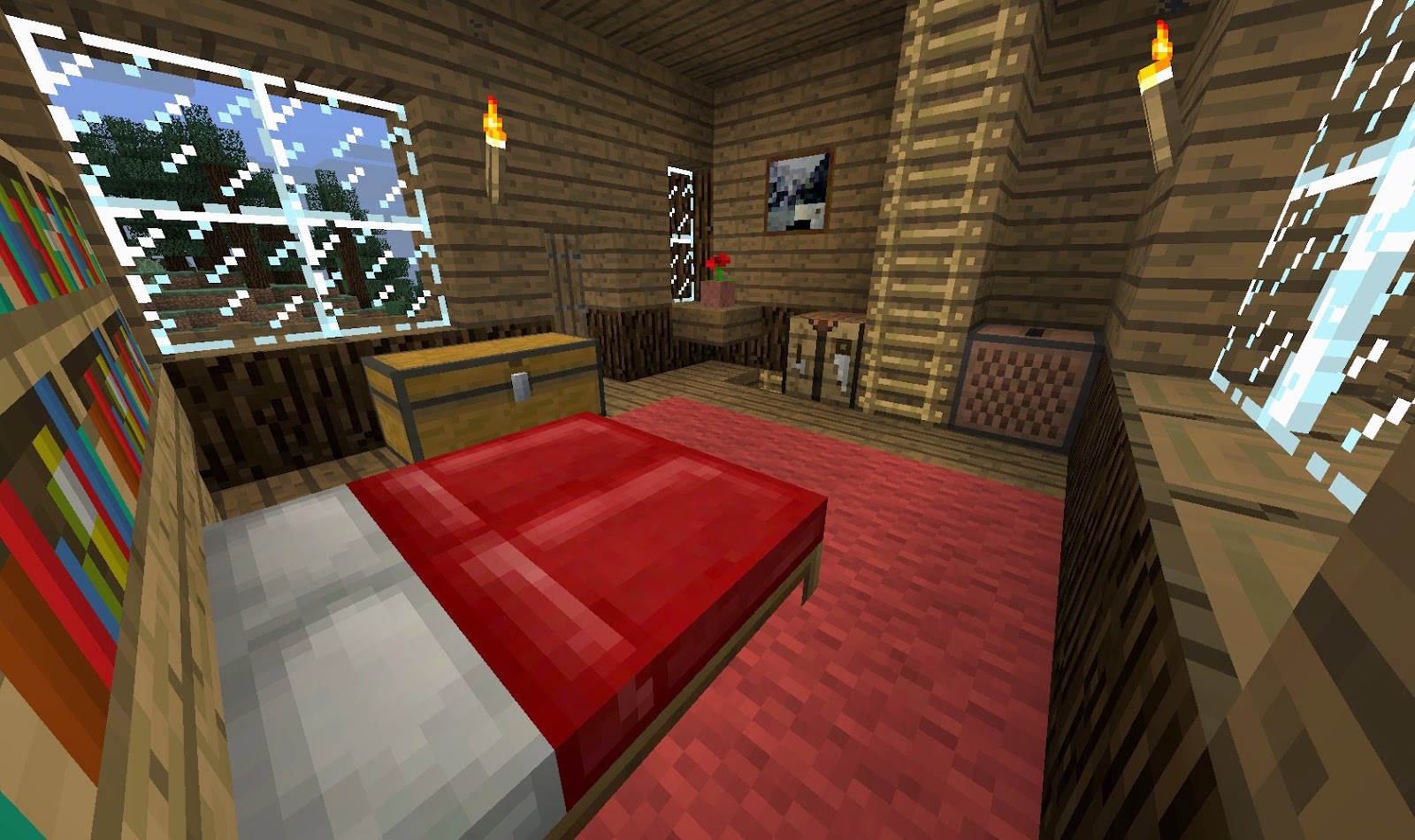 JD's Gaming Blog: Minecraft Creations: The Spruce Forest Tower