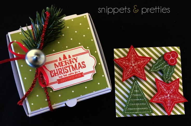 Snippets and Pretties: Christmas Pizza Boxes