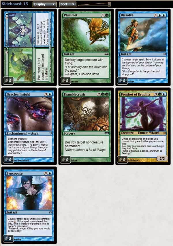 Magic the Gathering Adventures: [Standard] Green Blue
