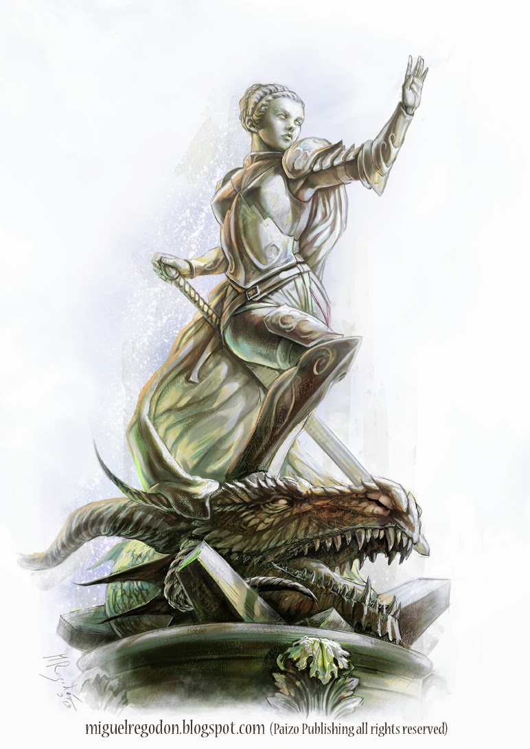 Miguel Regodón: Commission for "Paizo Publishing"; "The Dragon´s Demand"