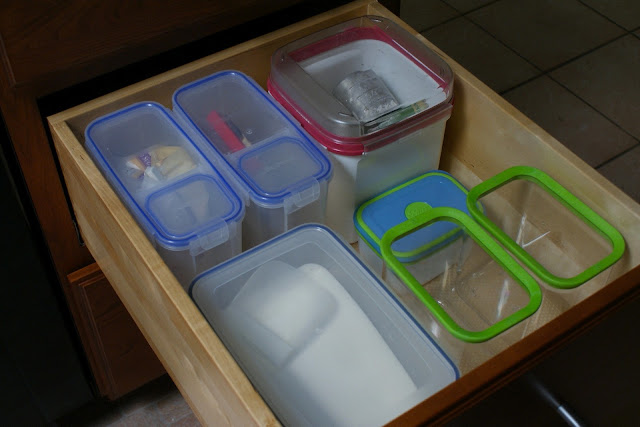 Reminisce...: my baking drawer