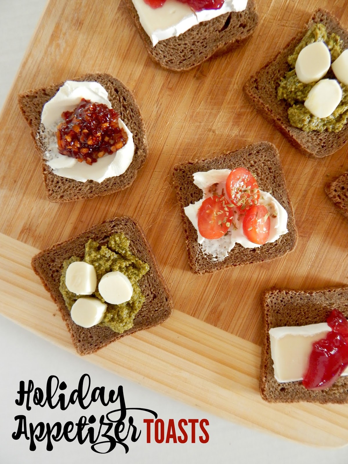 Holiday Appetizer Toasts | Ally's Sweet & Savory Eats
