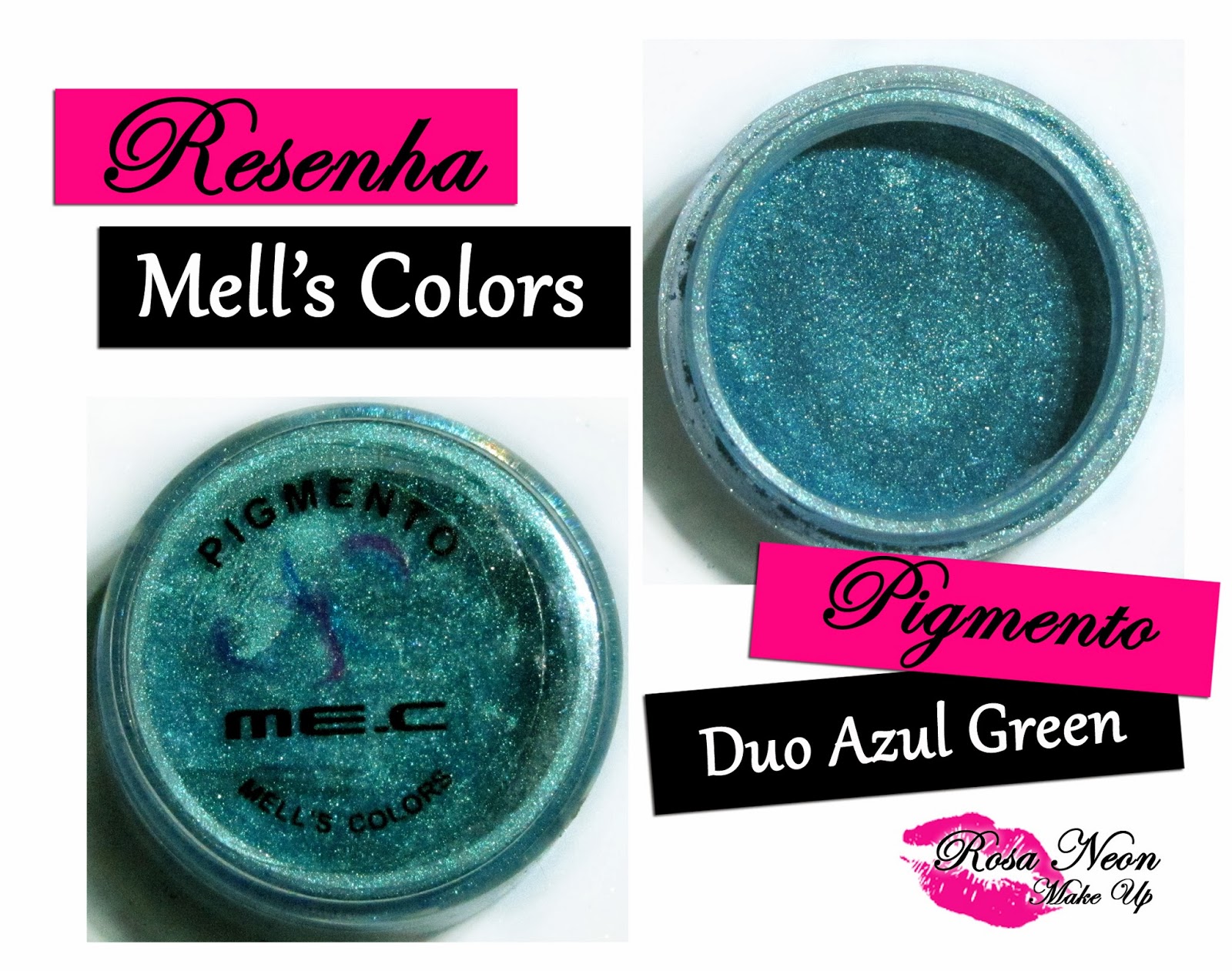 Pigmento Duo Azul Green - Mell's Colors