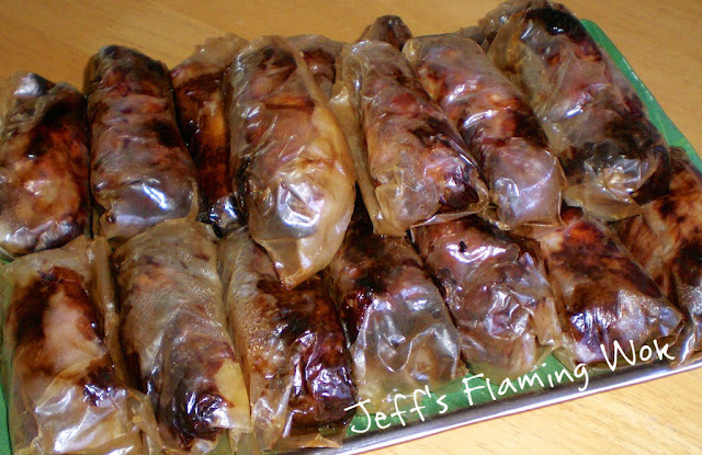 Jeff's Flaming Wok: Rice Paper Chicken