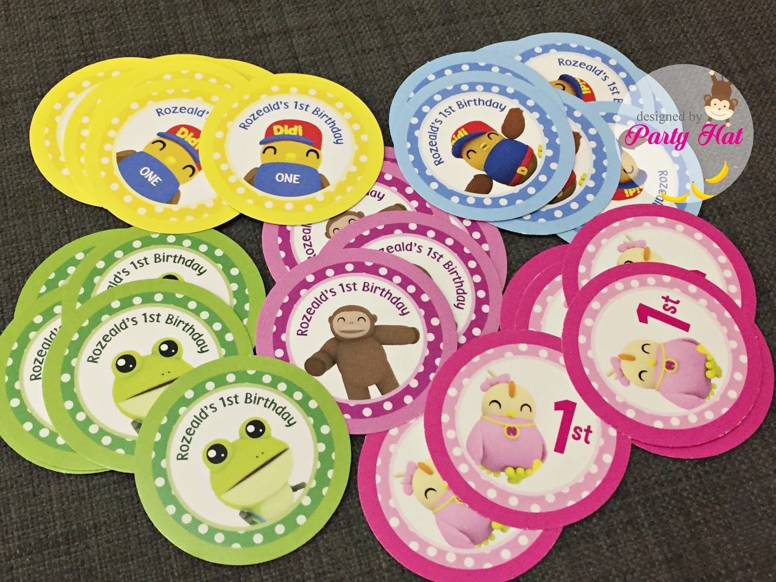 Party Hat: Didi and Friends birthday party for Rozeald