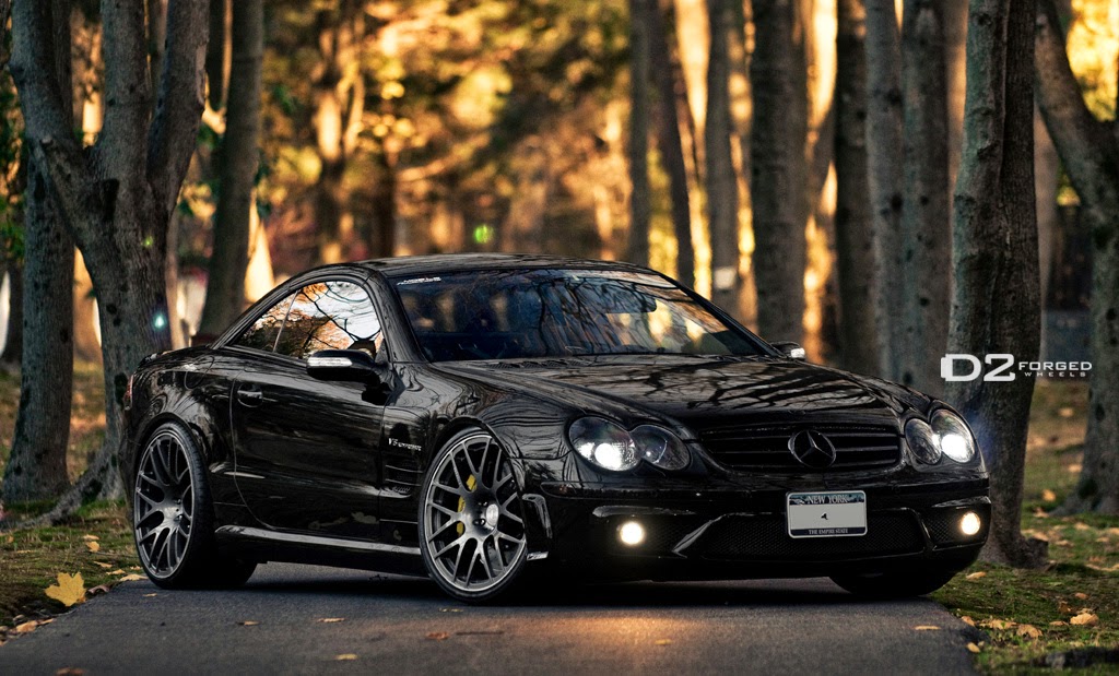 Mercedes-Benz R230 SL55 AMG on D2FORGED Wheels | BENZTUNING