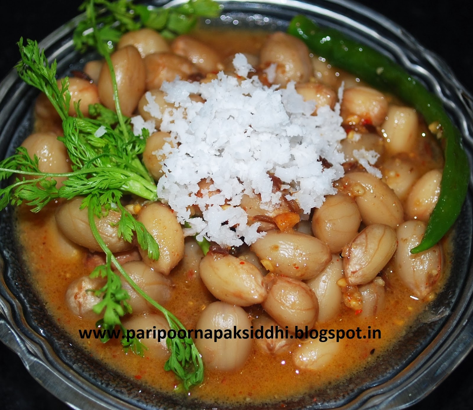 Paripoorna Paksiddhi : SHENGDANA USAL / PEANUT USAL