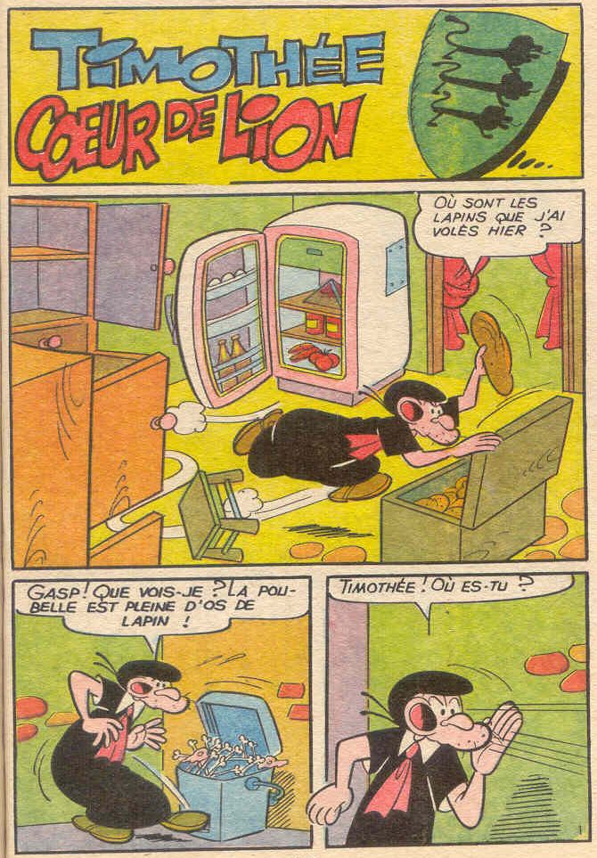 Les trésors de la flibuste: Popeye: Timothée Coeur de Lion - 1973