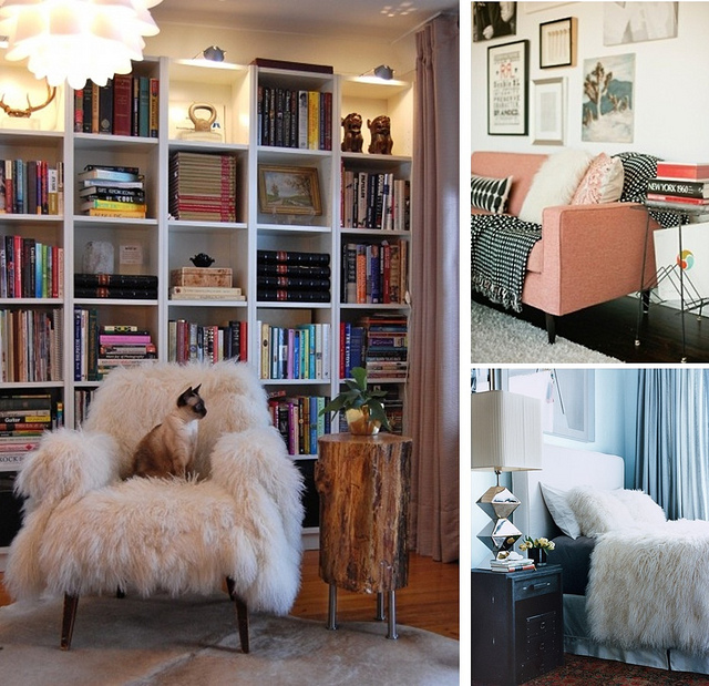 Eight Hundred Sq. Ft.: Decorating with Fur (Faux Fur)