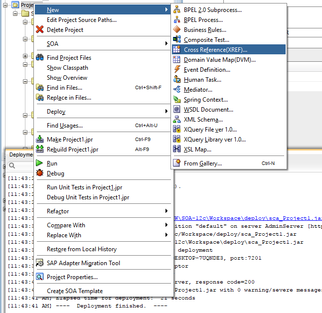Storing the Cross reference data to a custom table - Oracle SOA Suite