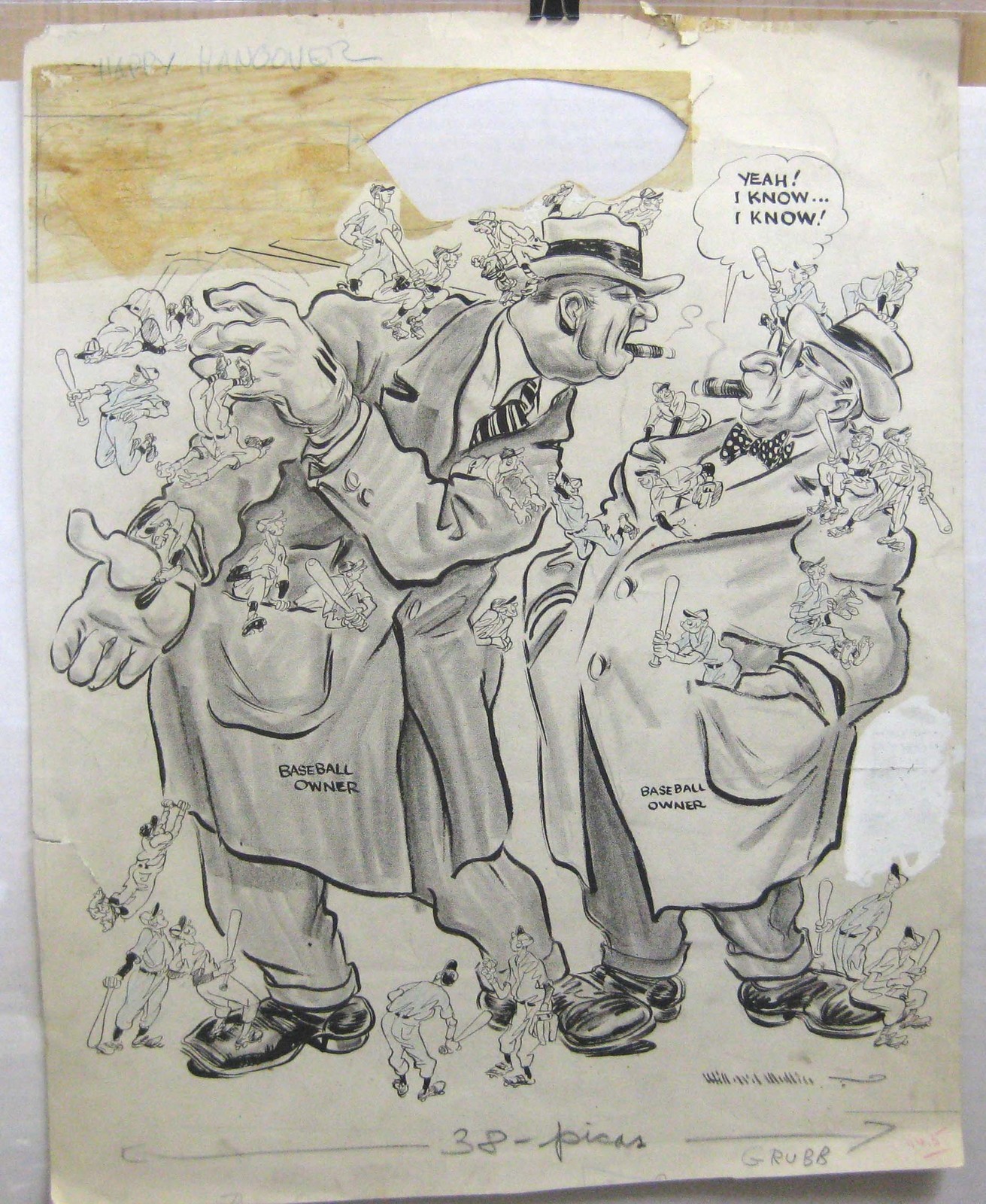 Cartoon SNAP: The Great Willard Mullin -- Baseball Illustration from ...