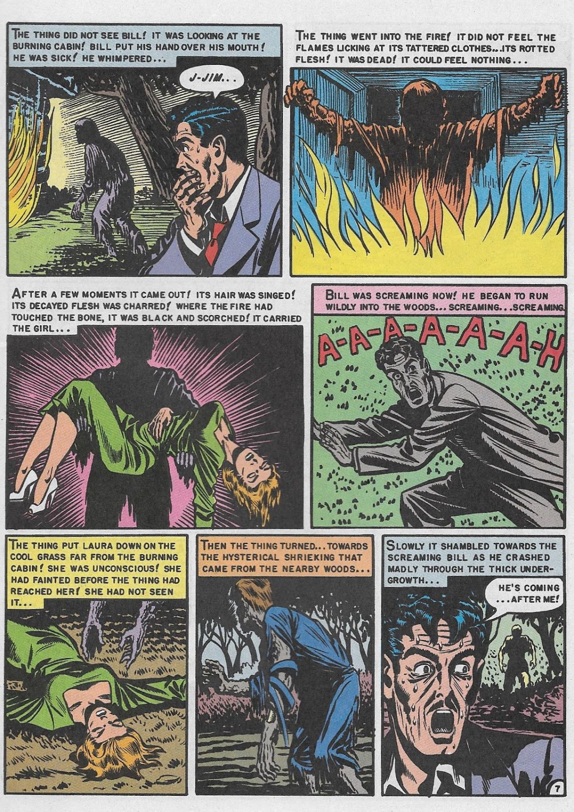 The Cryptic Corridor: "The Thing from the Grave!" - EC Comics