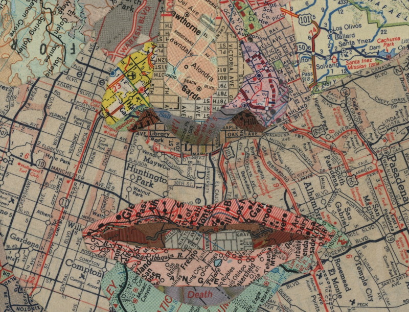Simply Creative: Map Collages by Matthew Cusick