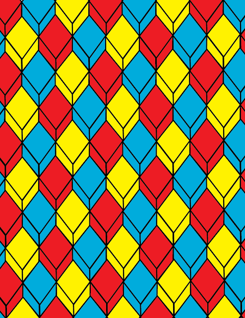 Color Theory: Plate No. 6 : Patterns and Color Harmonies