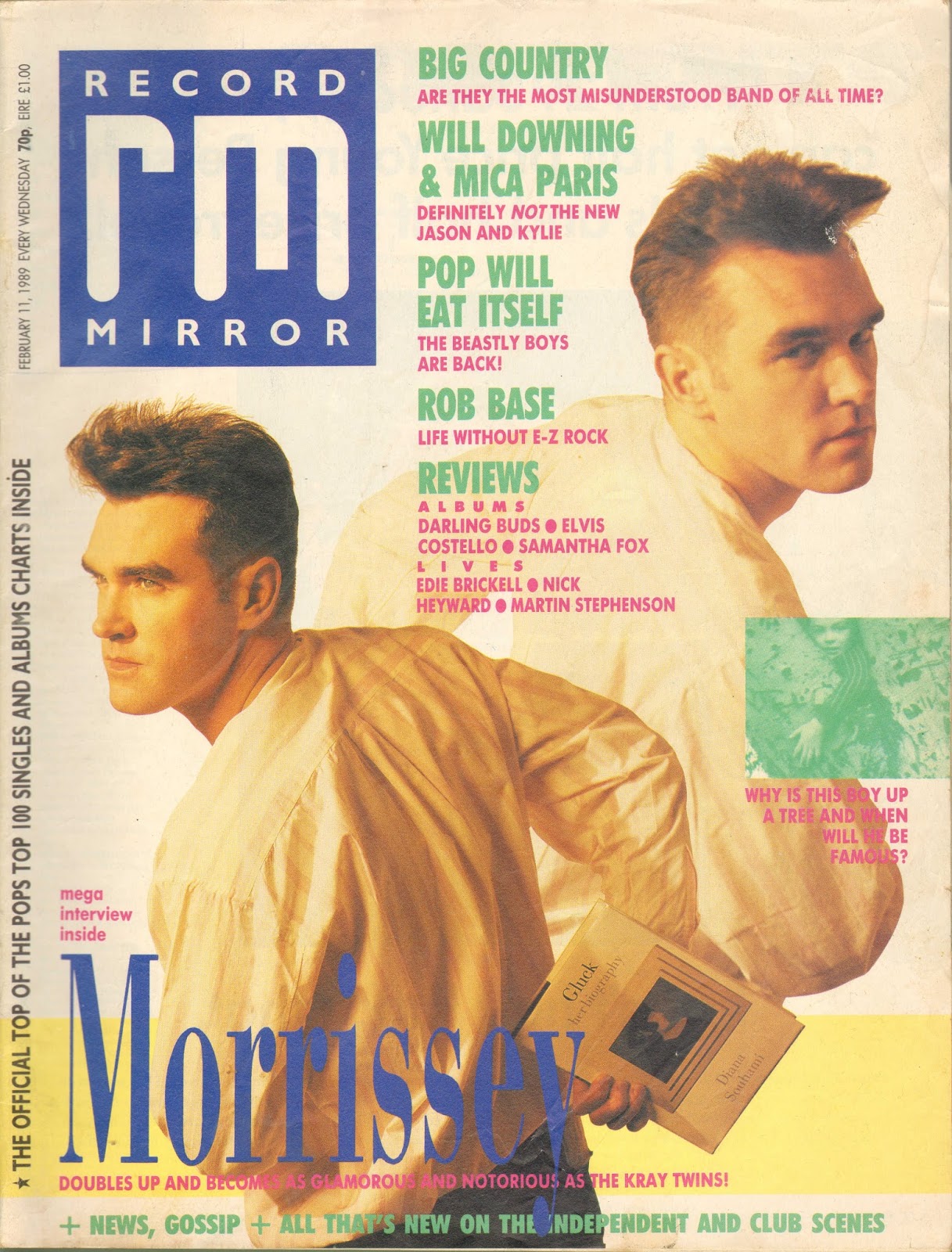 Top Of The Pop Culture 80s: Morrissey - Record Mirror 1989