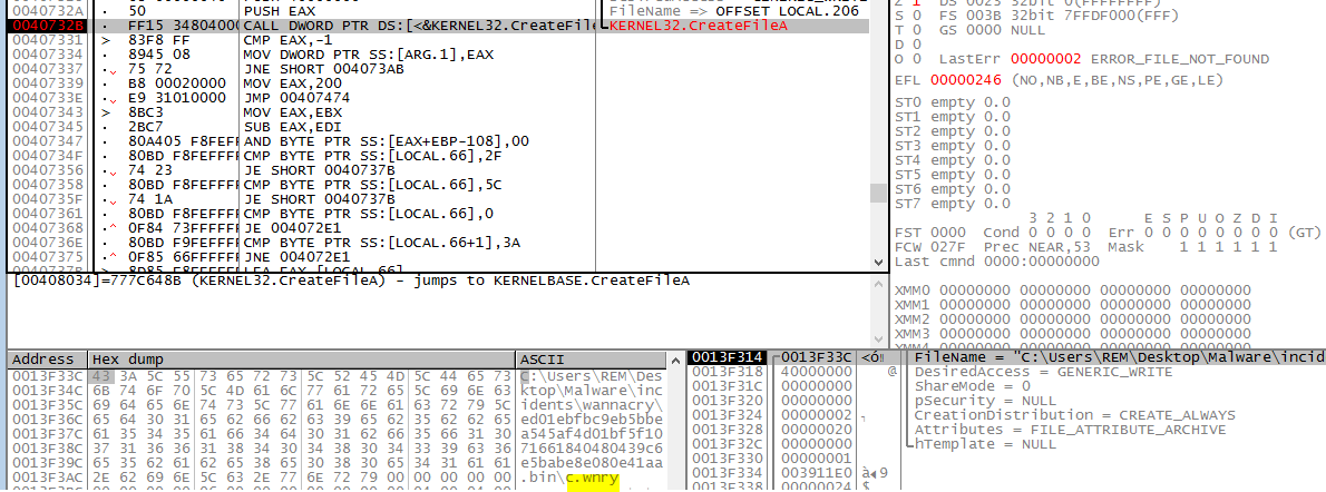Wanna Cry Ransomware Quick Analysis